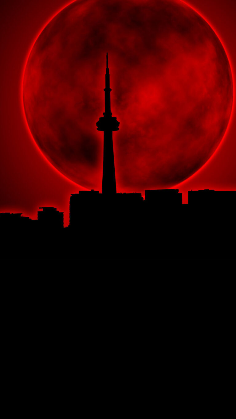 Red Moon Wallpaper | WhatsPaper